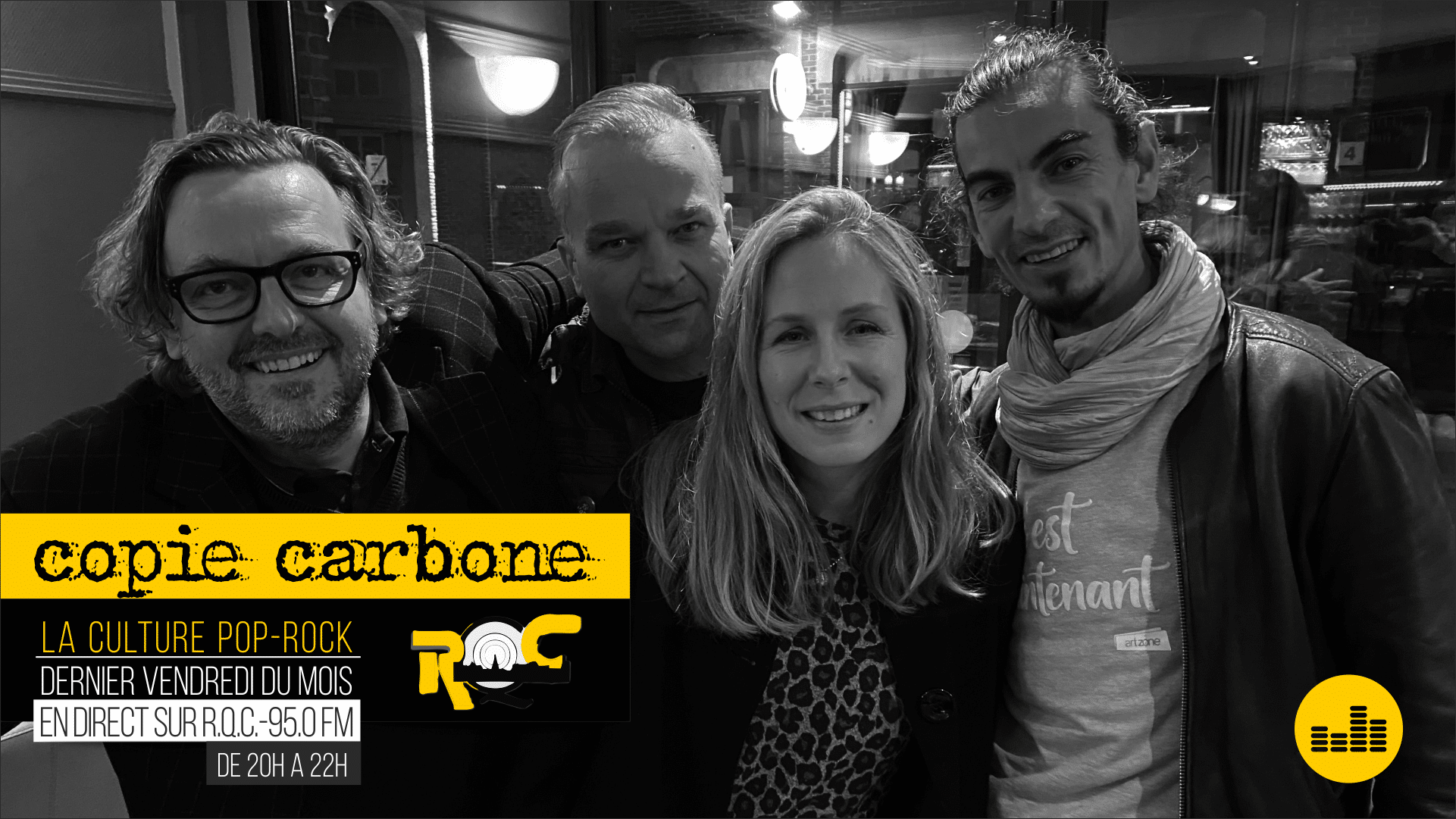 Copie Carbon l'emission sur la culture pop-rock sur RQC 95FM